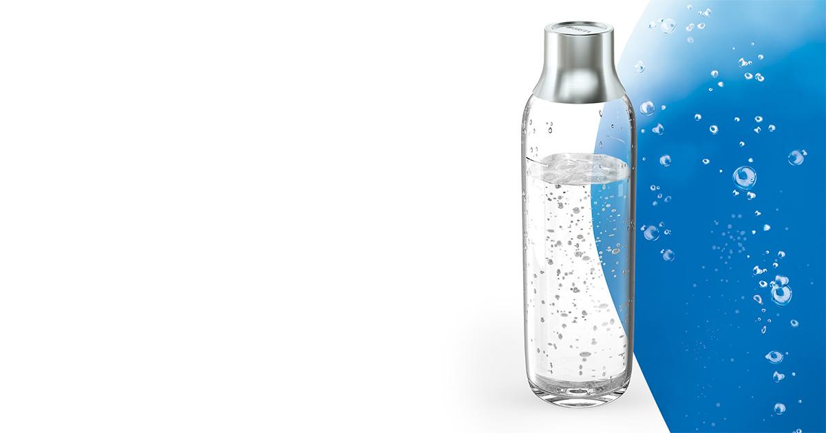 Glazen fles voor bruiswatermachine sodaTRIO | BRITA®